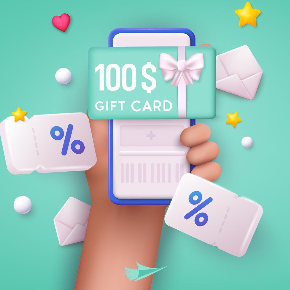 100 USD Gift Voucher - Your Travel Backpack